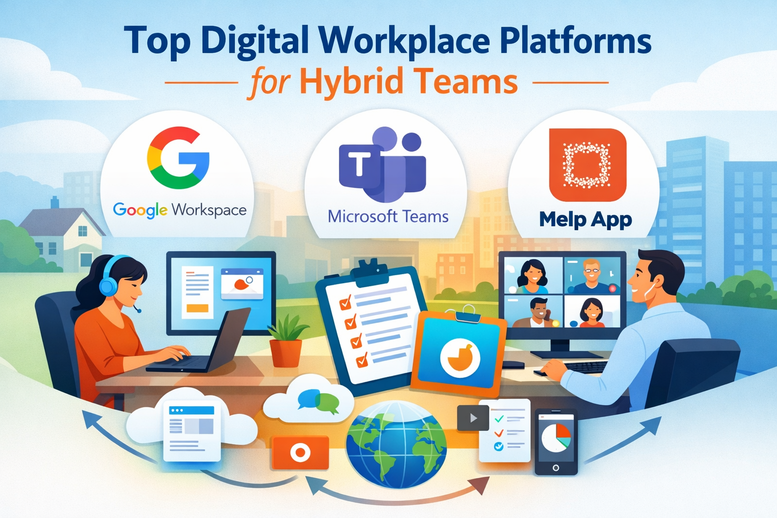 What Are the Top Digital Workplace Platforms for Hybrid Teams?